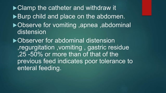 Tube feeding ( Gavage feeding ) | PPTX
