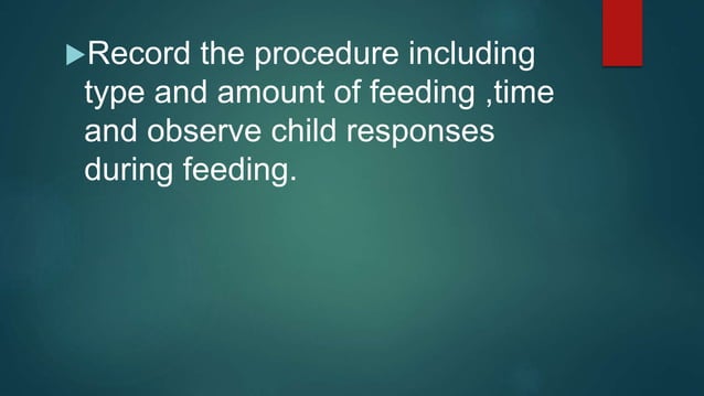 Tube feeding ( Gavage feeding ) | PPTX