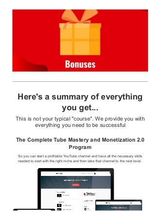 Tube Mastery and Monetization by Matt Par | PDF