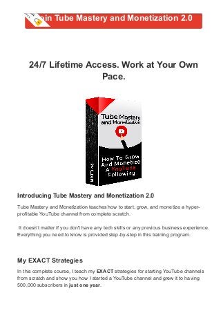 Tube Mastery and Monetization by Matt Par | PDF