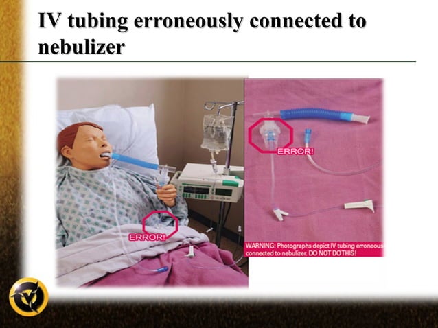 Tube misconnections in critical care | PPT | Lung and Respiratory ...