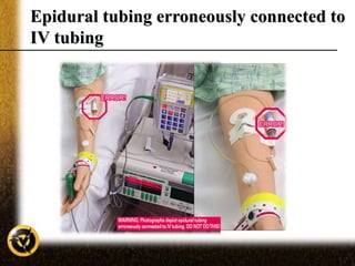 Tube misconnections in critical care | PPT
