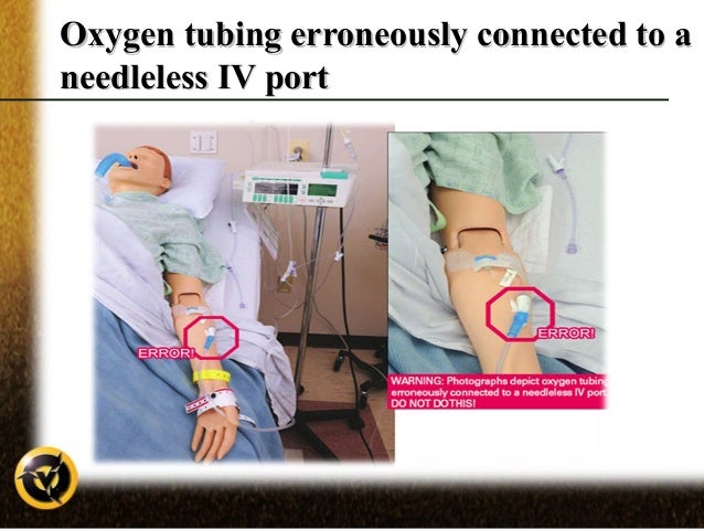 Tube misconnections in critical care