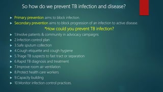 Tuberculosis at glance | PPT