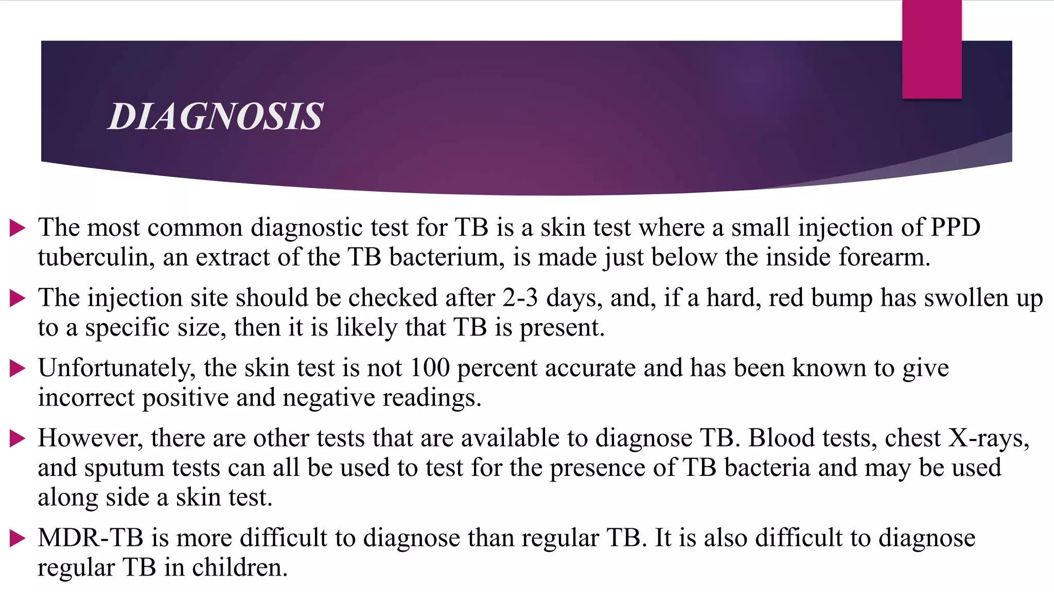 Tuberclosis presentation | PPTX | Infectious Diseases | Diseases and ...