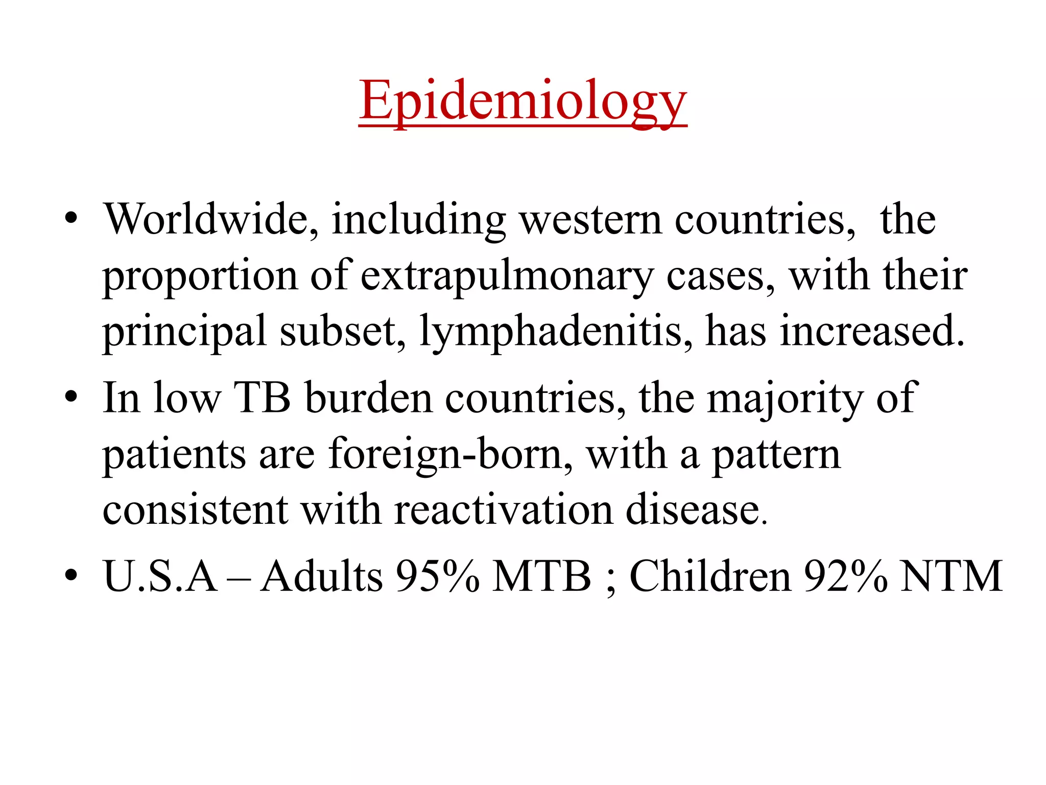 Tubercular lymphadenitis management | PPTX