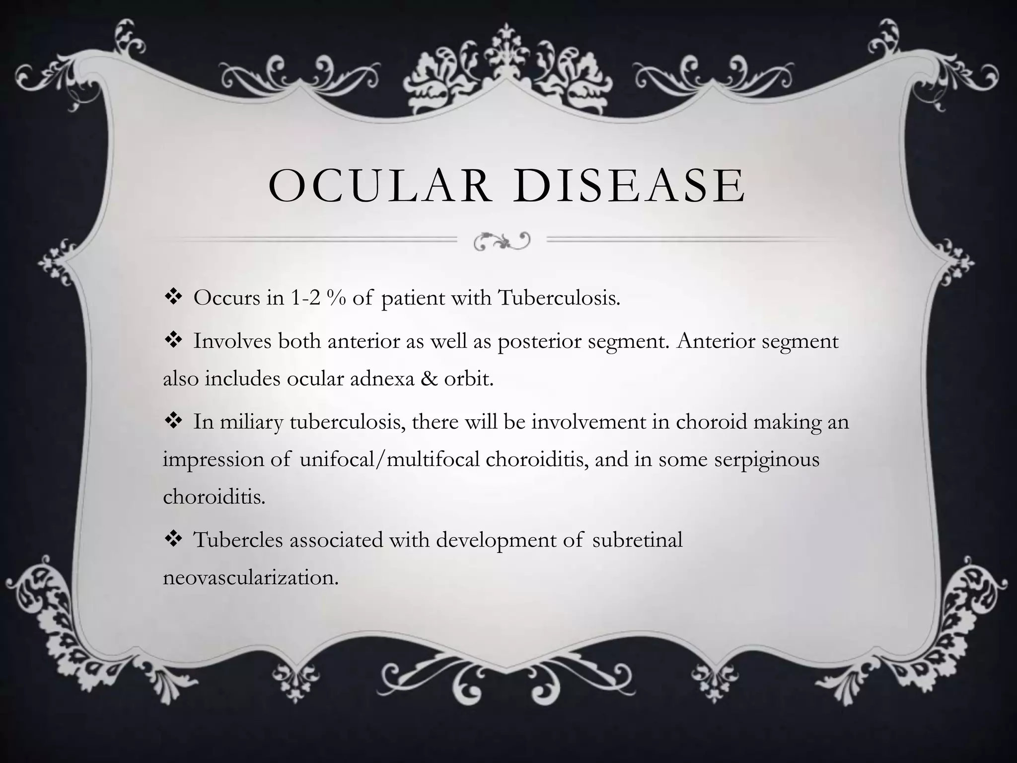 Tubercular uveitis | PPTX
