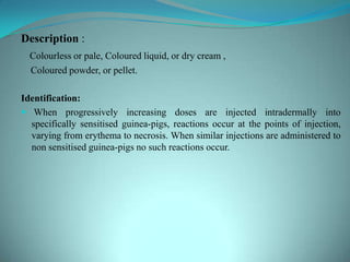 Tuberculin purified protein derivative | PPTX