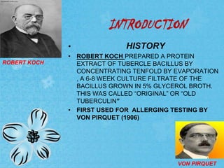 Tuberculin test aman maurya | PPTX