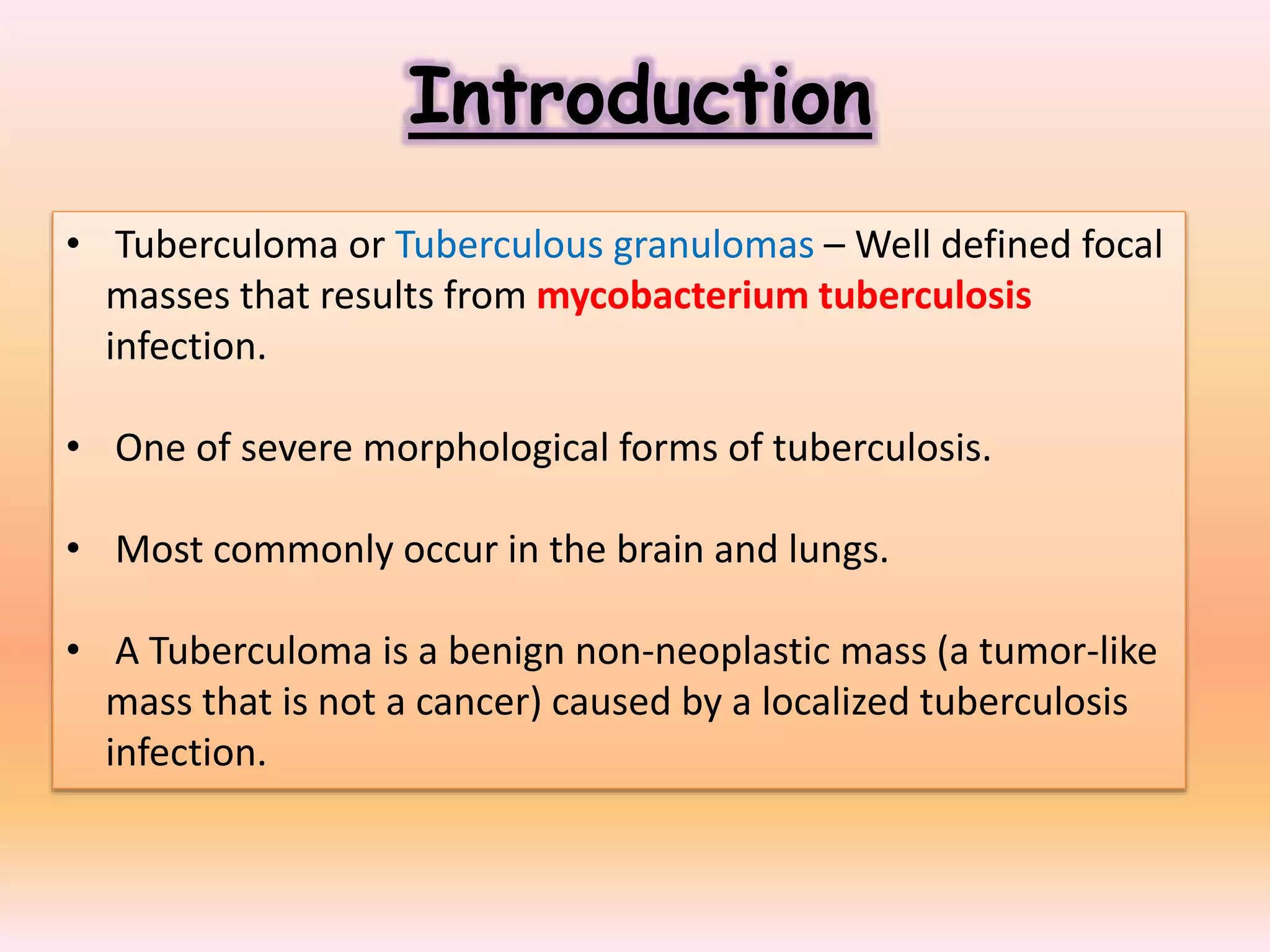 Tuberculoma | PPT
