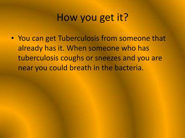 Tuberculosis | PPTX