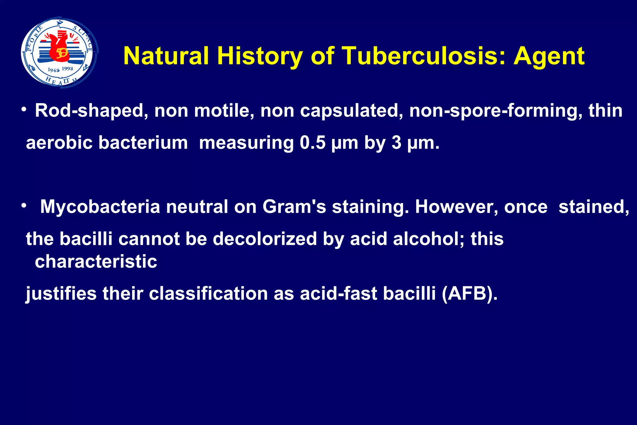 Tuberculosis: Prevention & Control | PPT