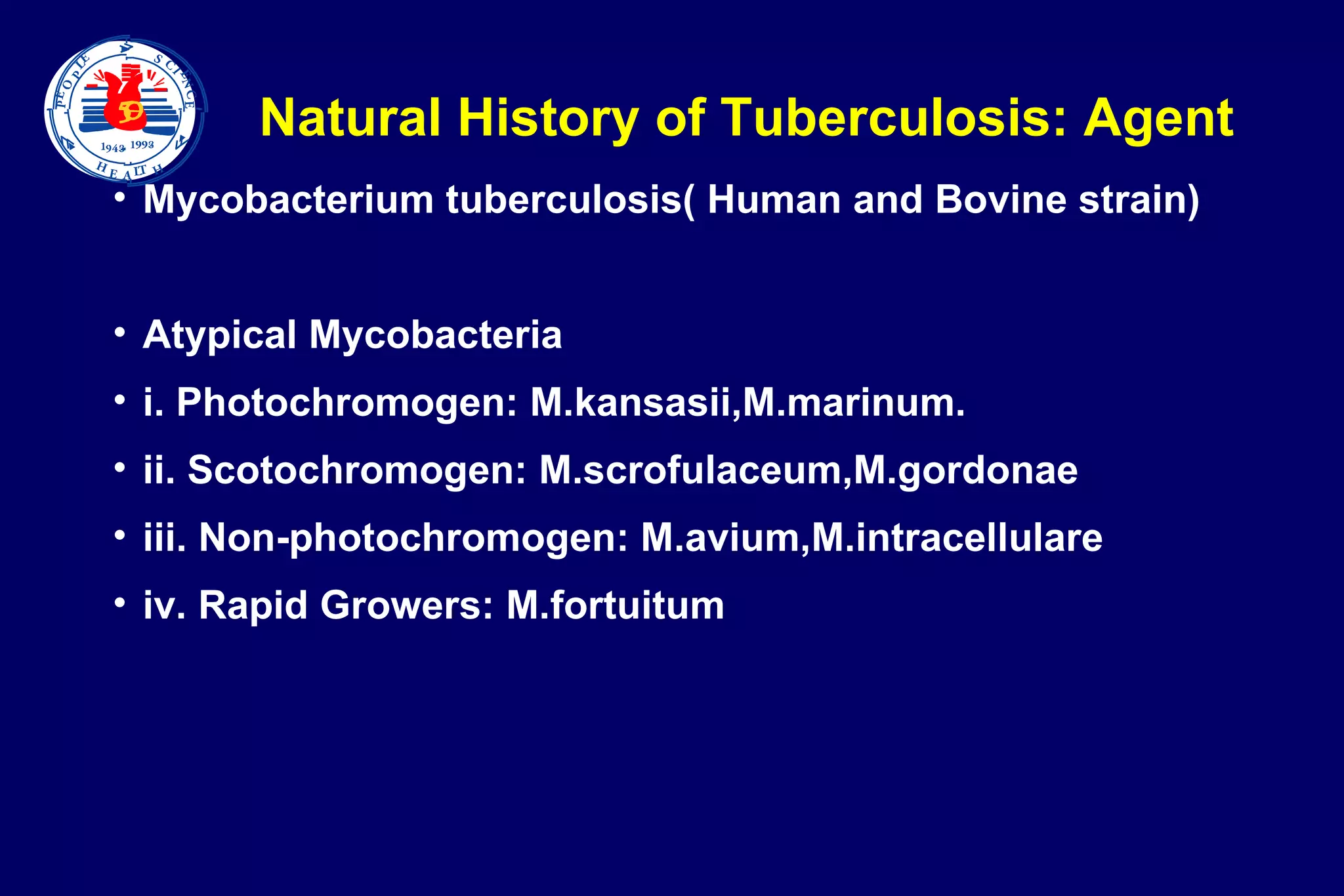 Tuberculosis: Prevention & Control | PPT