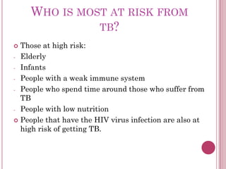 Tuberculosis | PPTX | Infectious Diseases | Diseases and Conditions