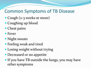 Tuberculosis | PPTX | Infectious Diseases | Diseases and Conditions