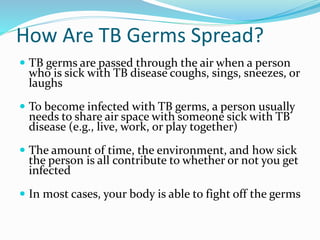 Tuberculosis | PPTX | Infectious Diseases | Diseases and Conditions