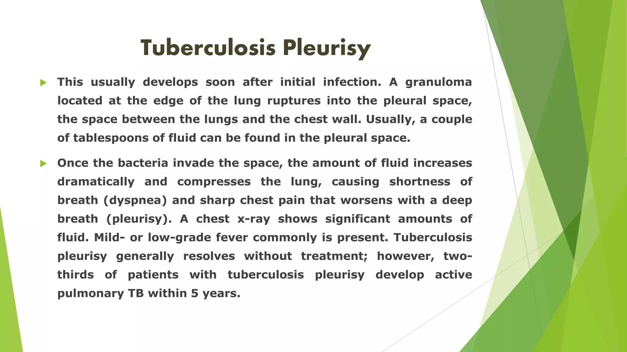 Classification and prophylactics of tuberculosis | PPTX
