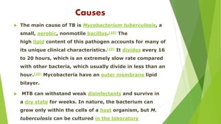 Classification and prophylactics of tuberculosis | PPTX
