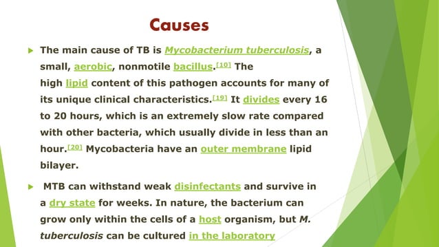 Classification and prophylactics of tuberculosis | PPTX