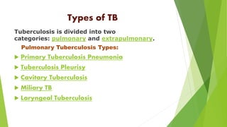 Classification and prophylactics of tuberculosis | PPTX