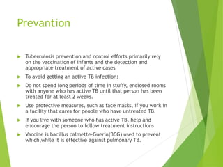 Tuberculosis | PPTX