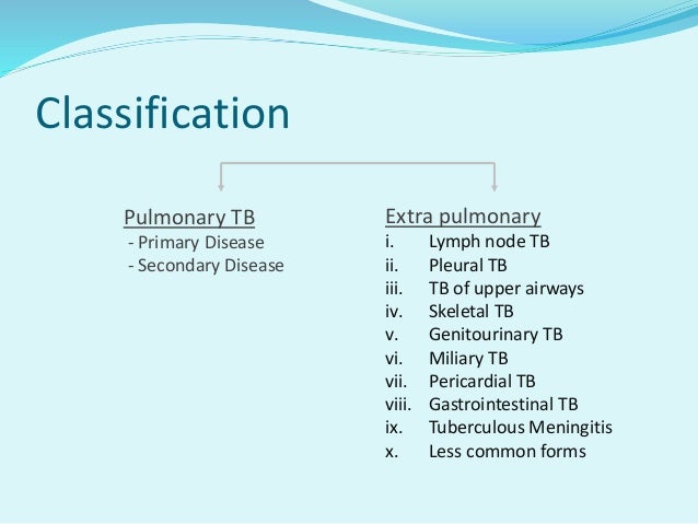 Tuberculosis Tuberculosis