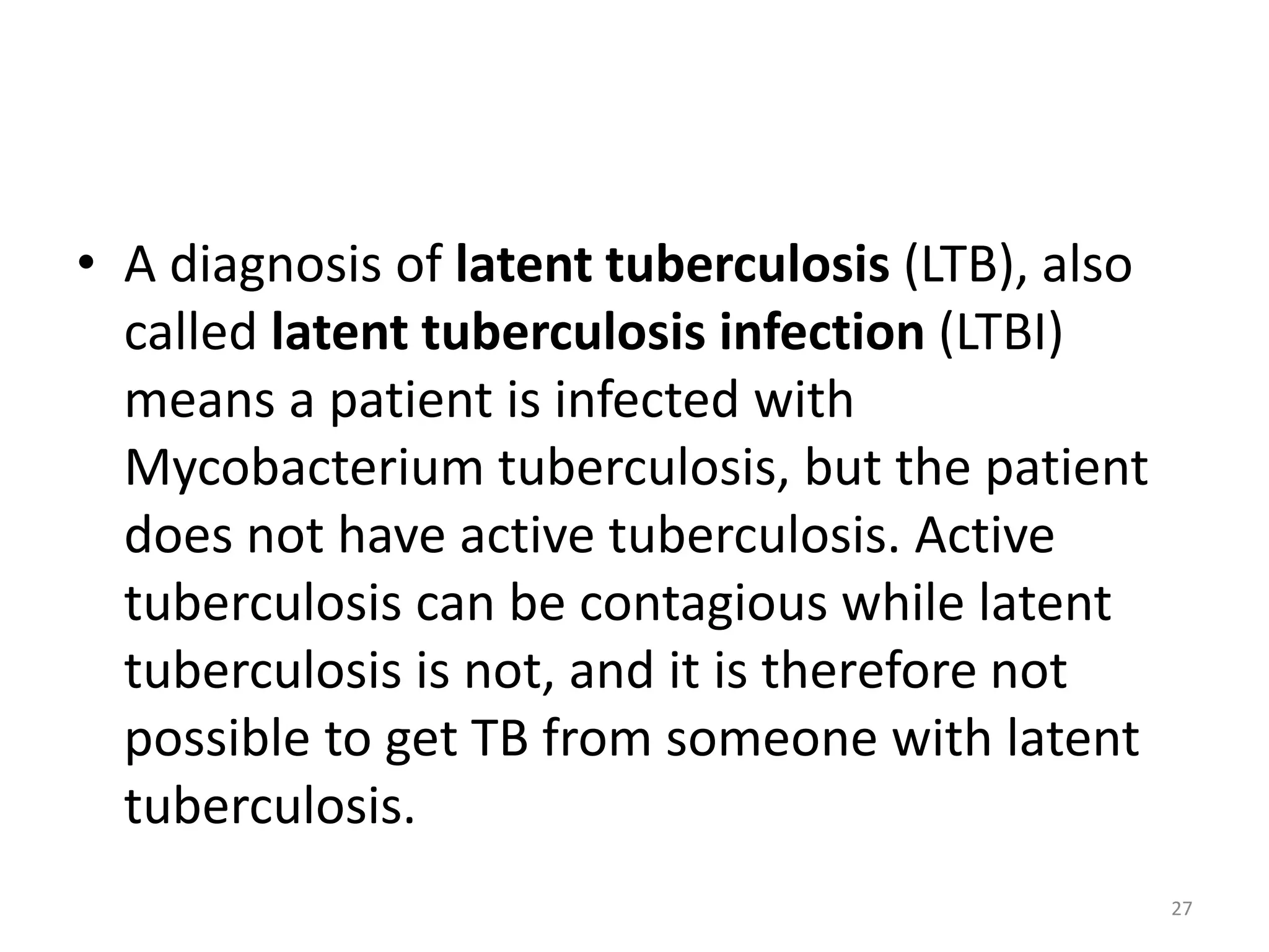 Tuberculosis | PPTX