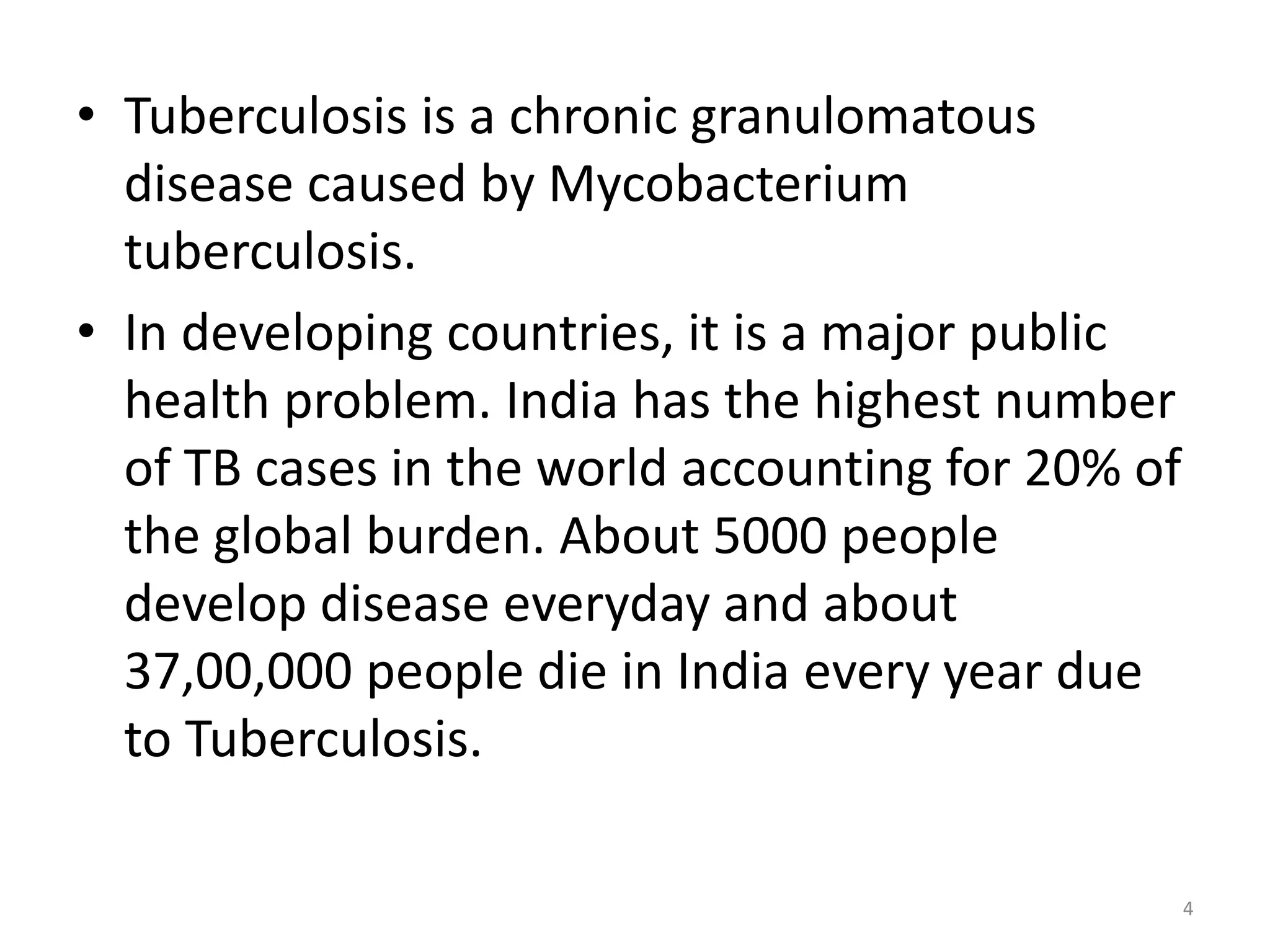 Tuberculosis | PPTX