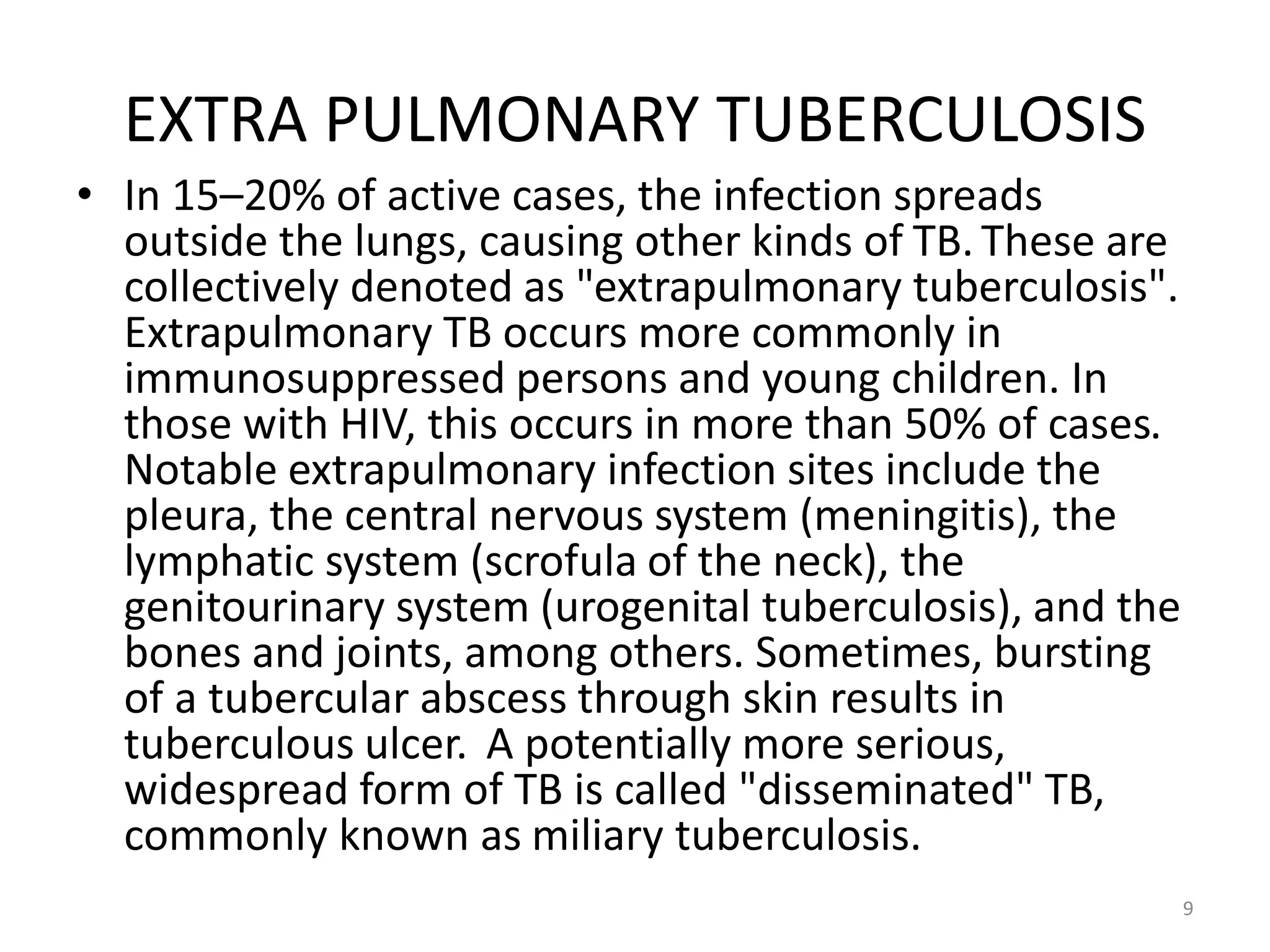 Tuberculosis | PPTX