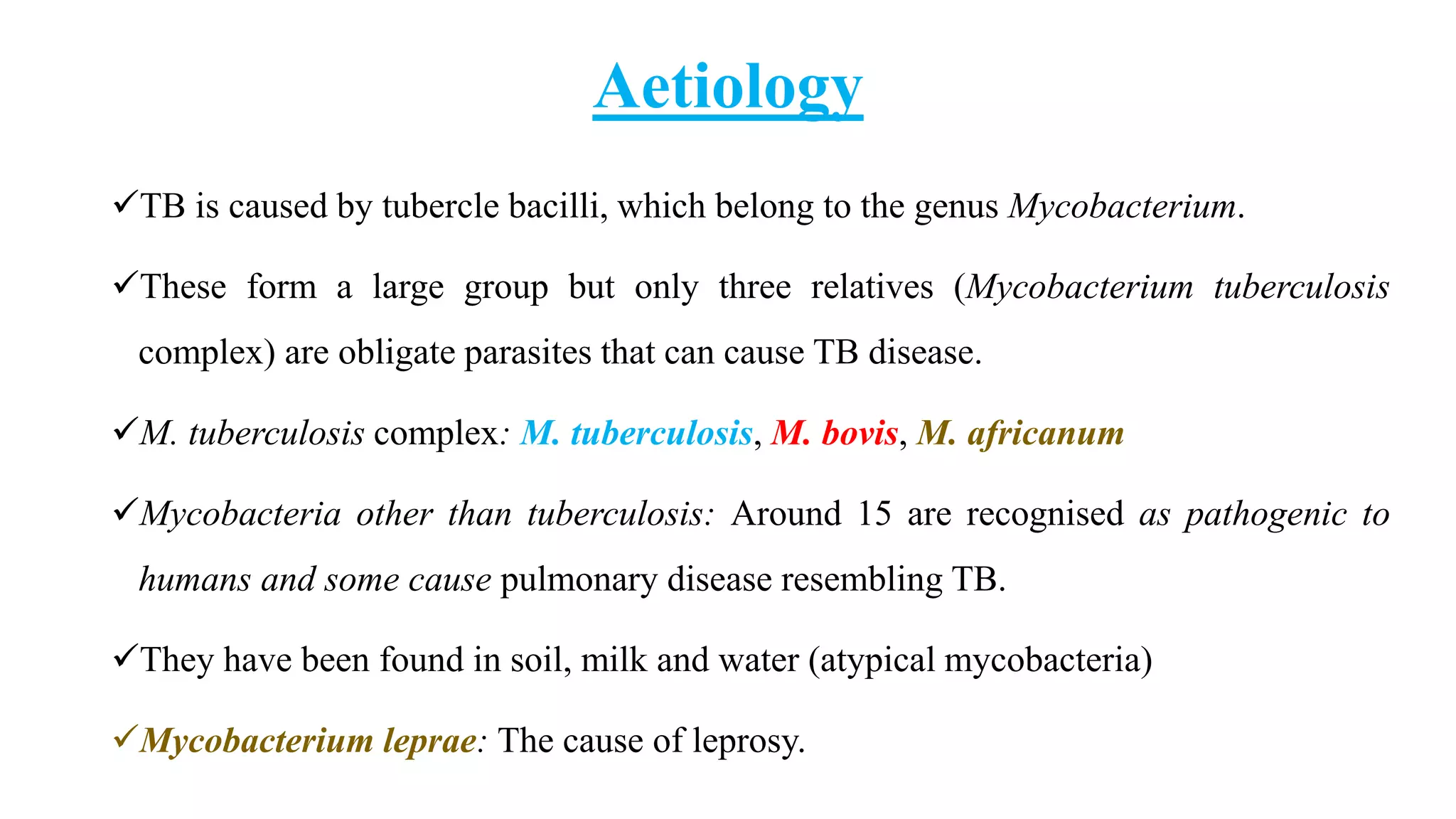 Pharmacotherapy of Tuberculosis | PPTX
