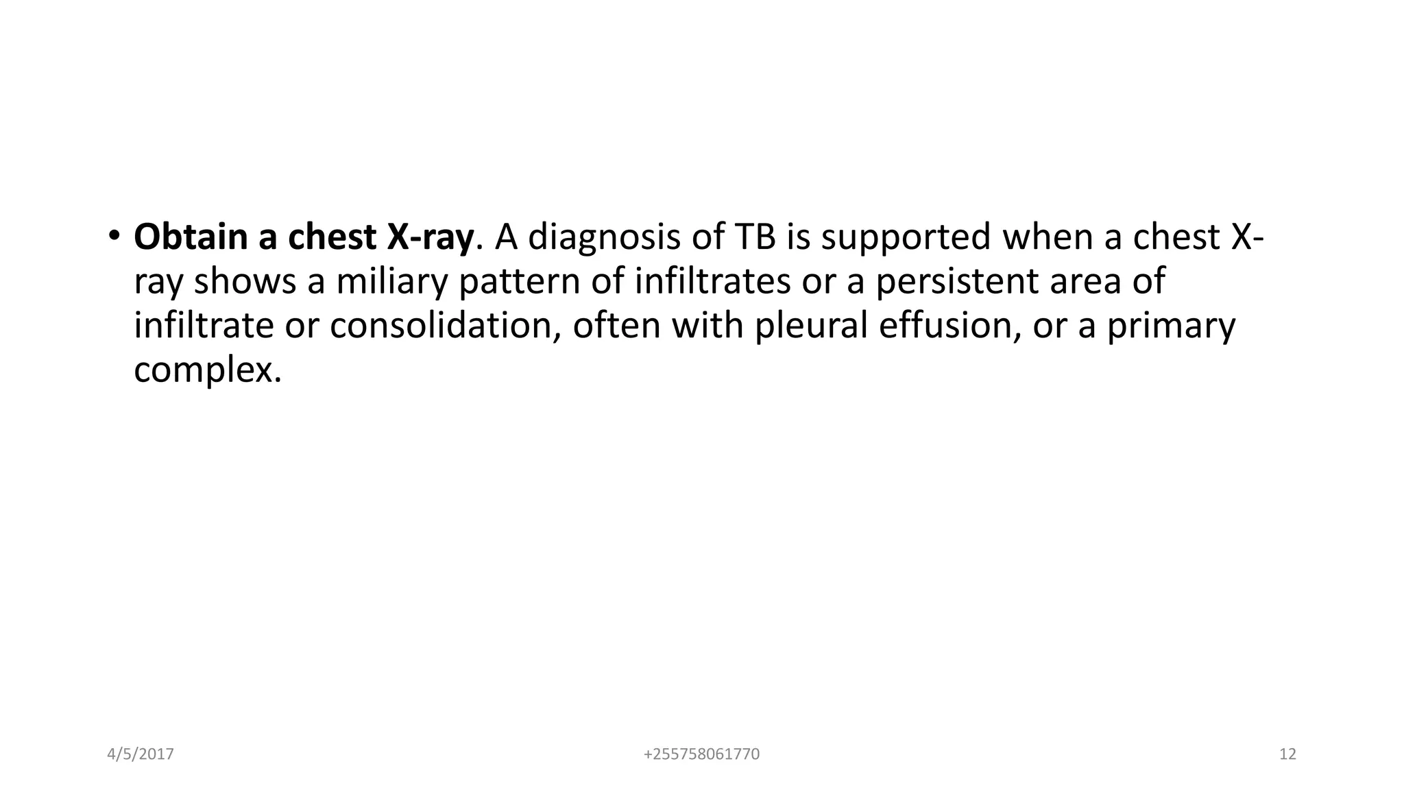 Tuberculosis and newborn | PPTX