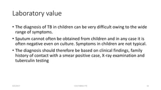 Tuberculosis and newborn | PPTX