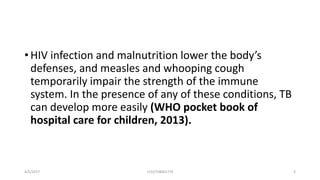 Tuberculosis and newborn | PPTX