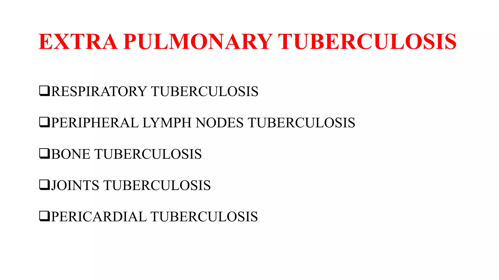 Pathophysiology of tuberculosis | PPTX