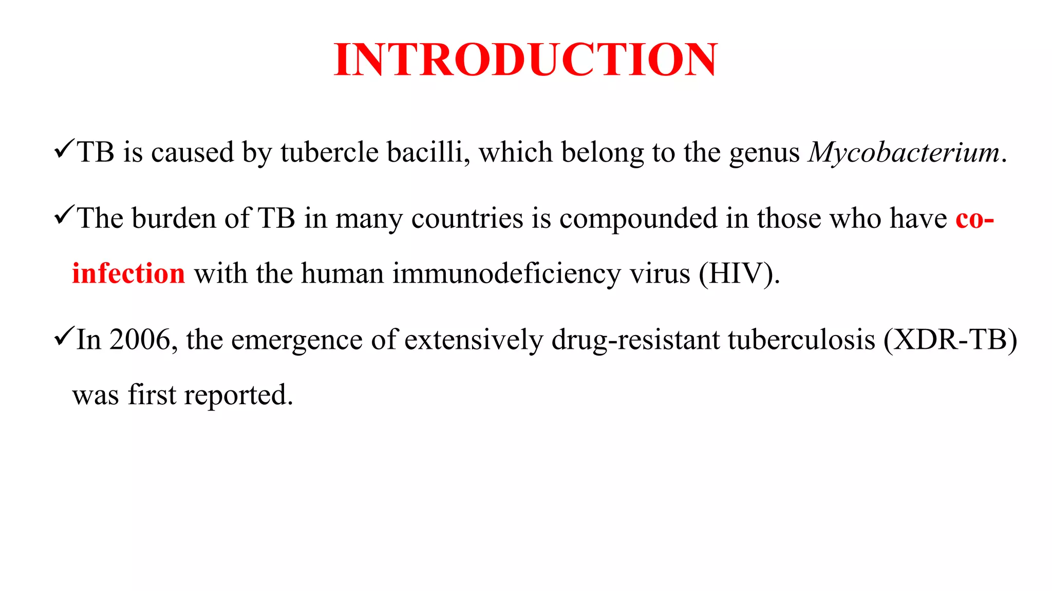 Pathophysiology of tuberculosis | PPTX