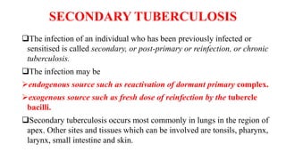 Pathophysiology of tuberculosis | PPTX