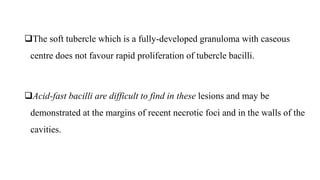 Pathophysiology of tuberculosis | PPTX