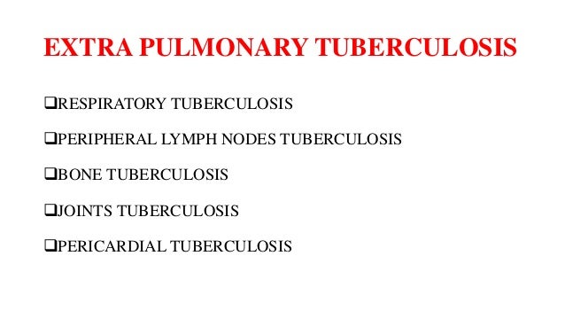 Pathophysiology of tuberculosis