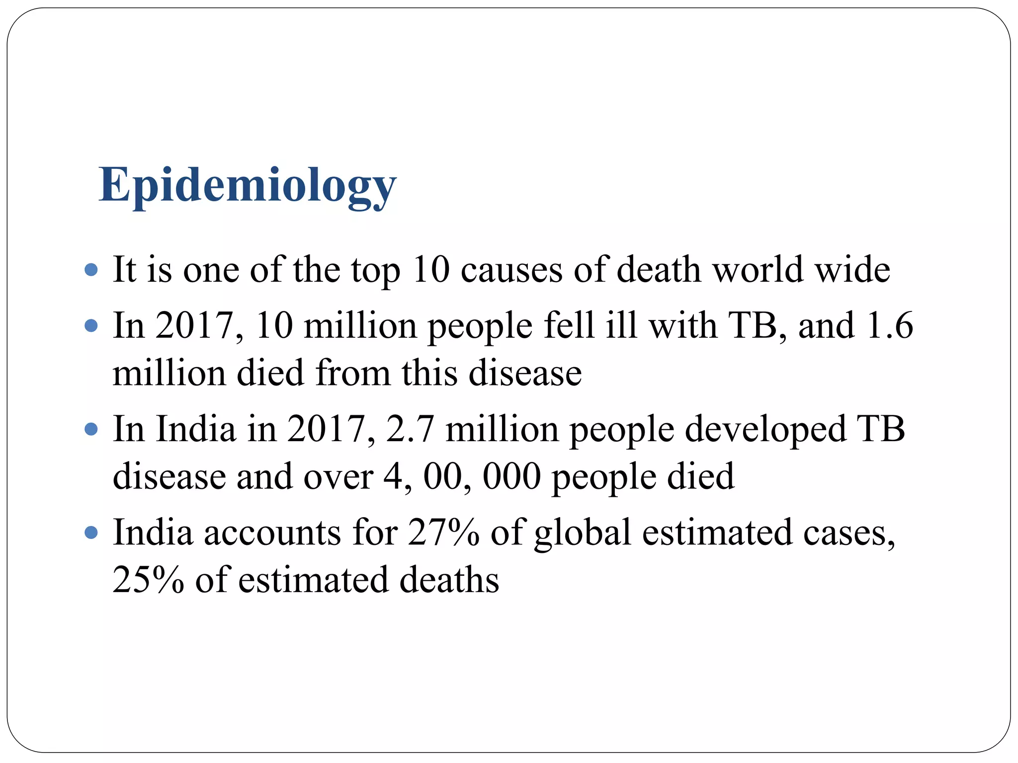 Tuberculosis | PPTX