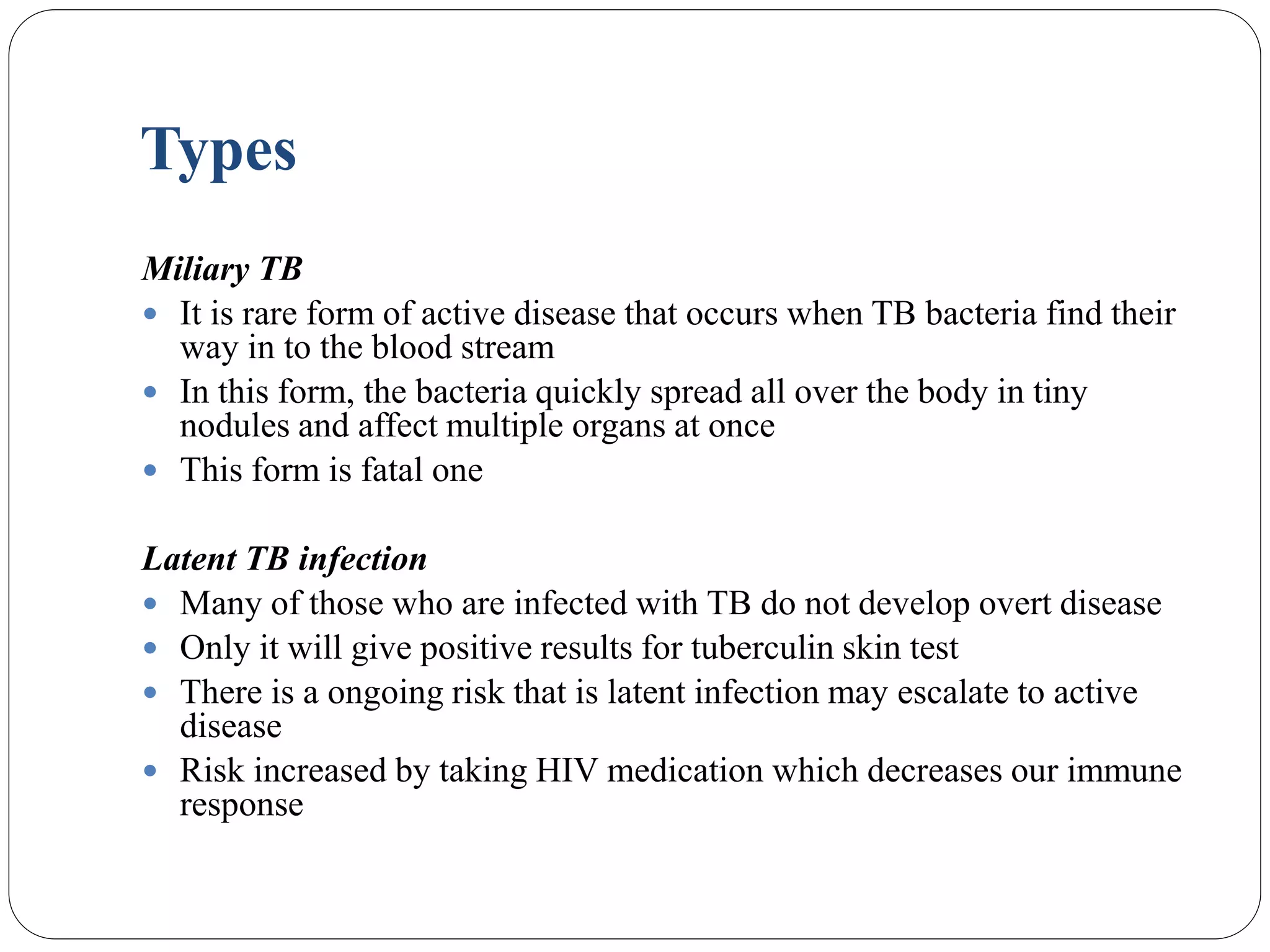 Tuberculosis | PPTX