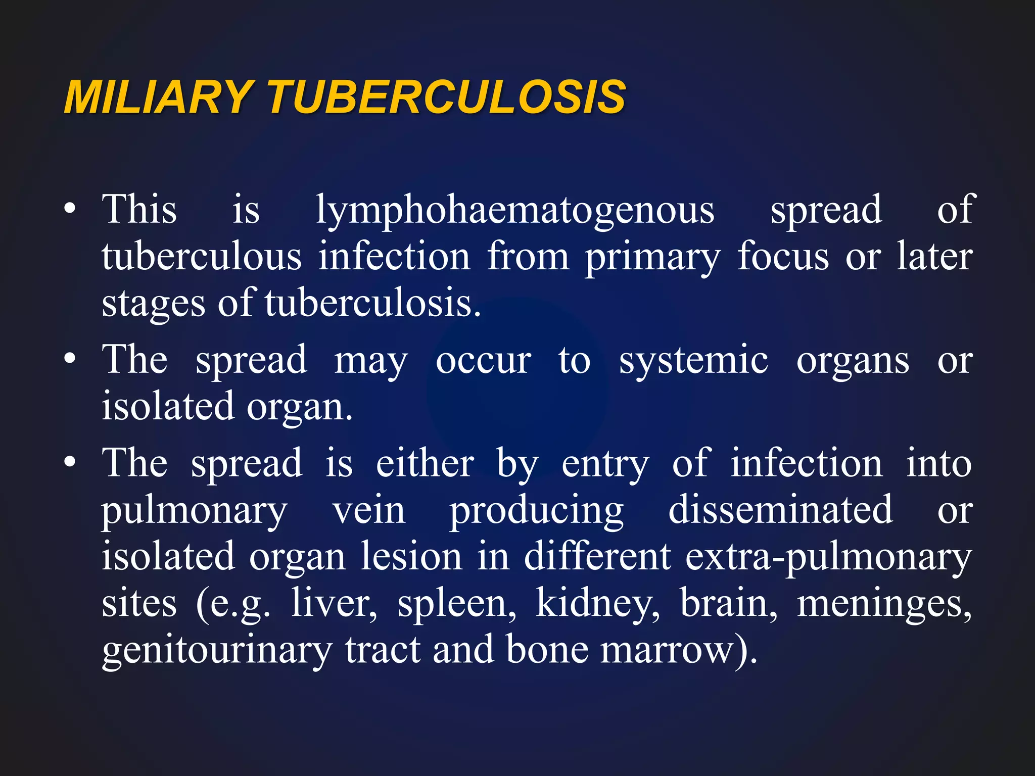 Tuberculosis | PPTX