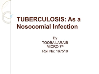 Tuberculosis | PPTX