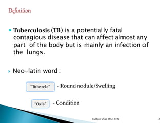 Tuberculosis | PPT