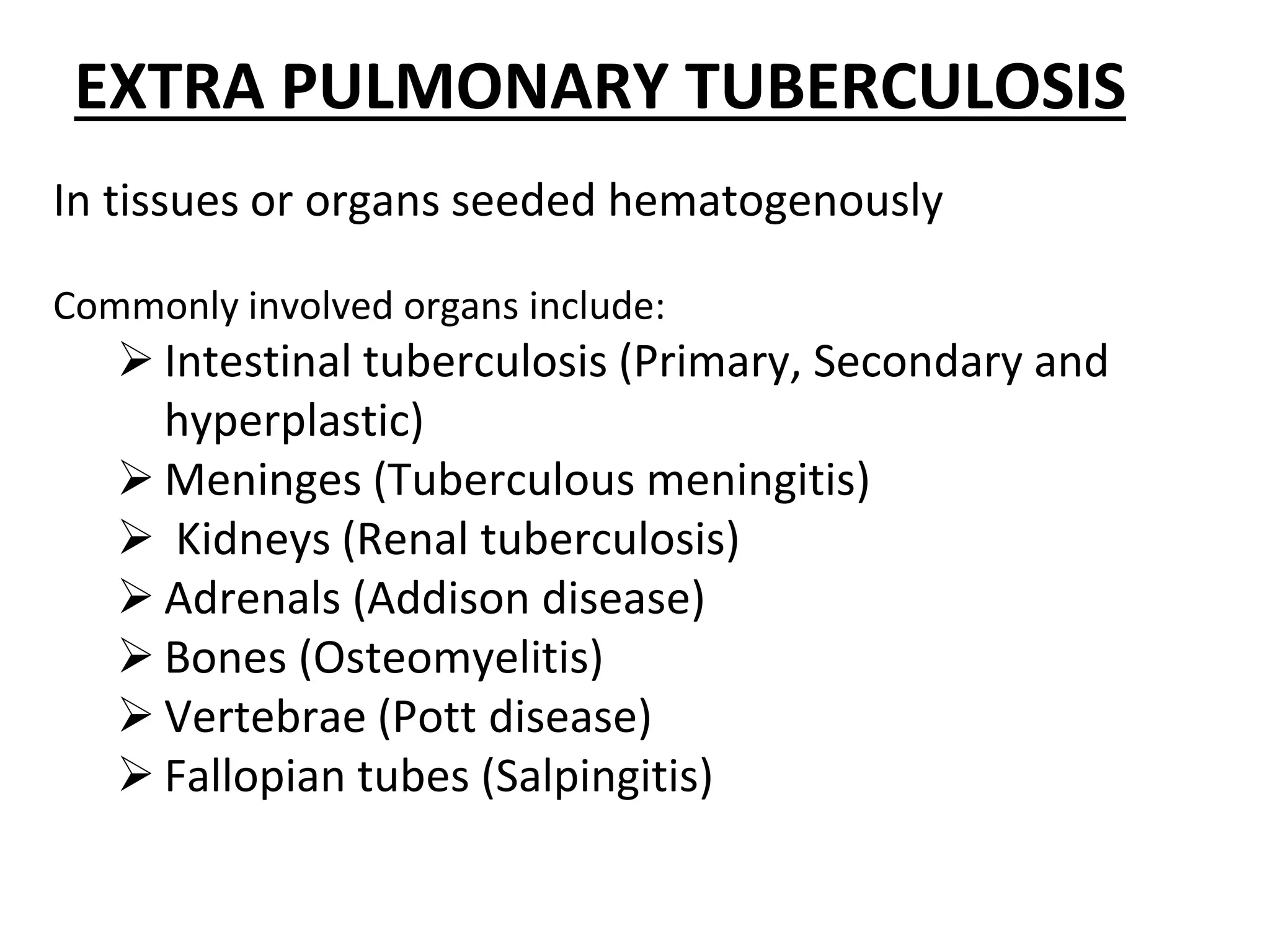 Tuberculosis | PDF