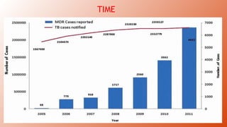 Tuberculosis. epidemiology person, place, time graph | PPTX