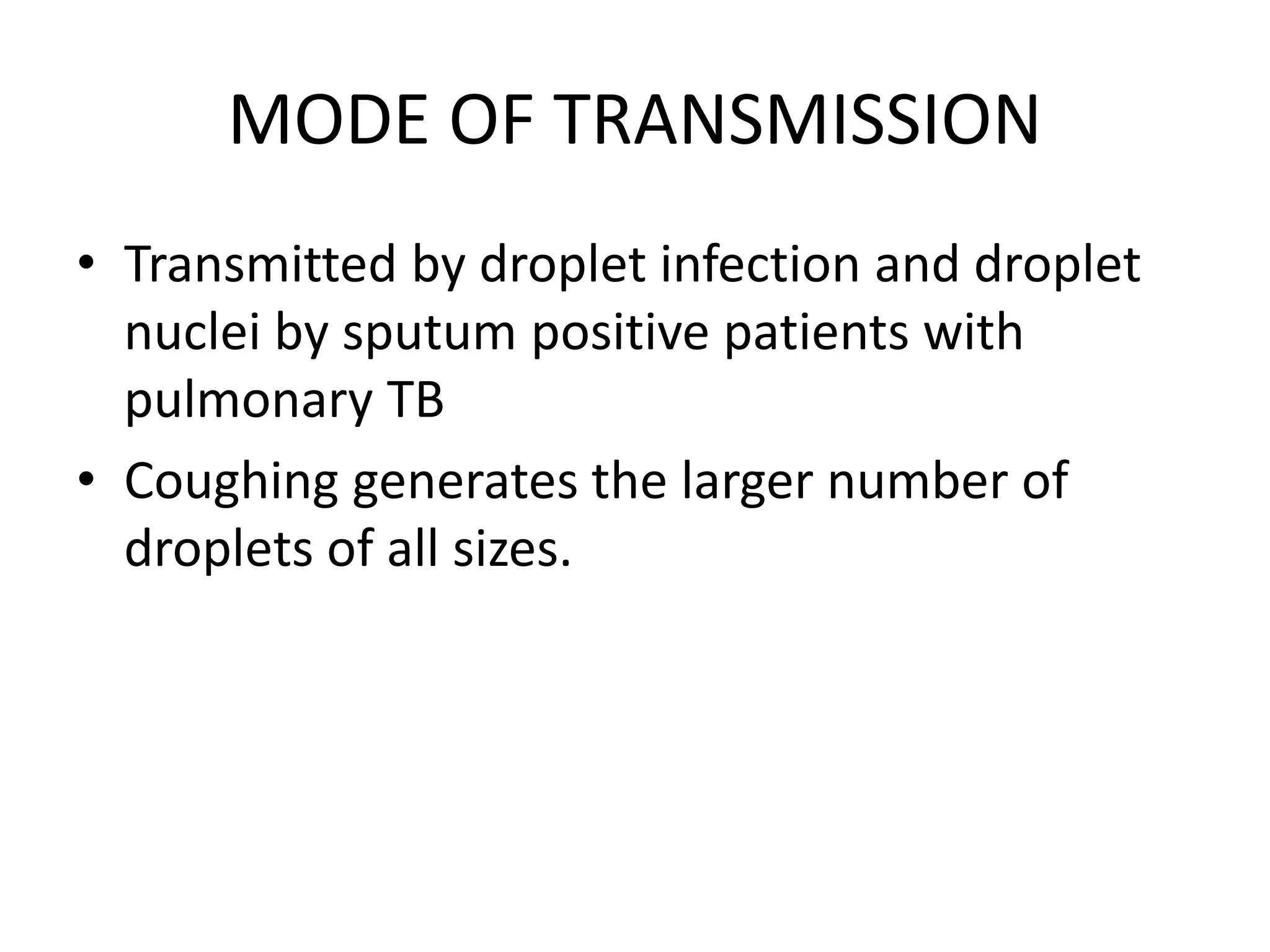 Tuberculosis | PPTX