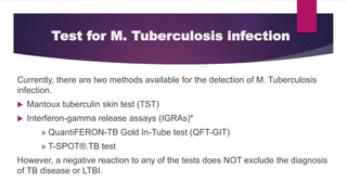 Introduction ot Tuberculosis disease (TB) | PPTX