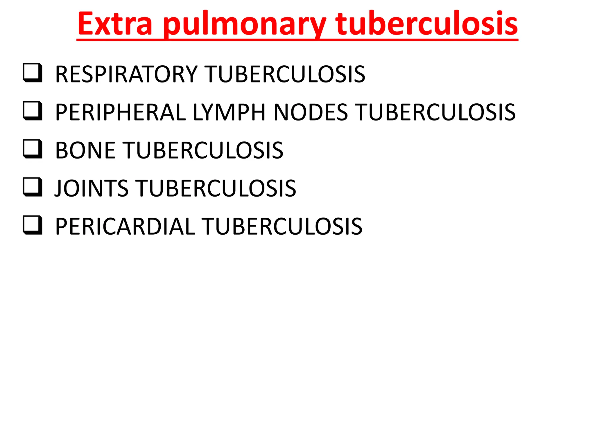 Tuberculosis.pptx | Infectious Diseases | Diseases and Conditions