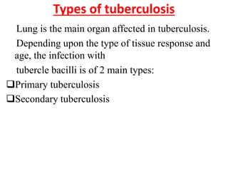 Tuberculosis.pptx | Infectious Diseases | Diseases and Conditions