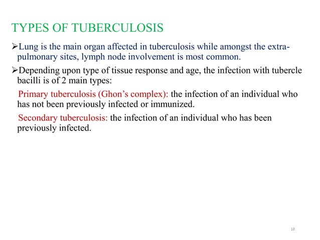 TUBERCULOSIS pharmacology notes types cure | PPTX | Infectious Diseases ...